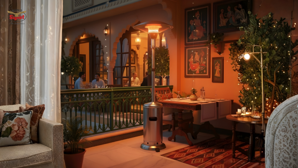 Commercial Outdoor Heaters for Restaurants | Maini's Signet